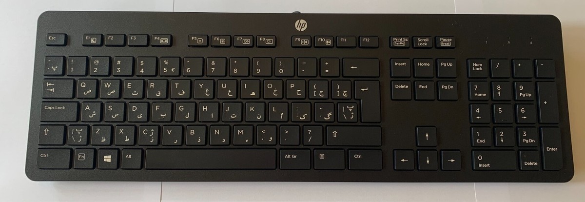 New Slim Wireless Keyboard Arabic Persian German Russian