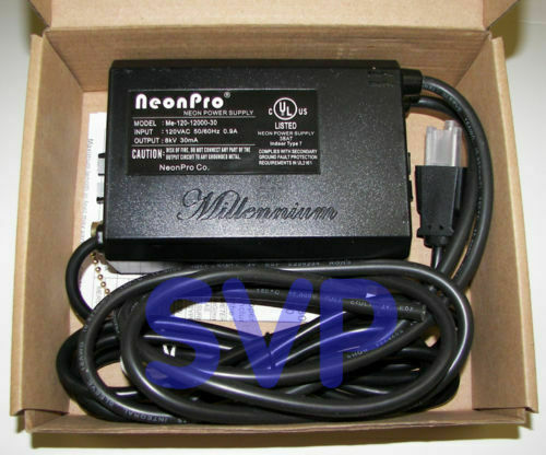 * UL Listed 12,000 volts / 12kV (8kV RMS) NEON SIGN TRANSFORMER POWER ...