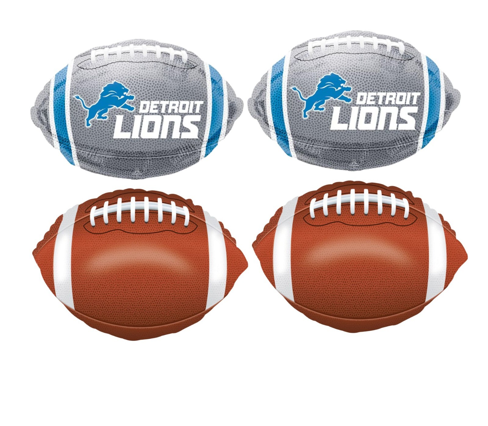 Lions Detroit Football Birthday Party Balloons Decoration Supplies by ...