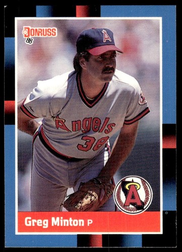1988 Donruss Baseball Card Greg Minton California Angels #505 | eBay
