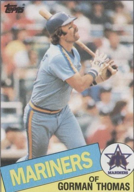 1985 Topps - Gorman Thomas #202 for sale online | eBay