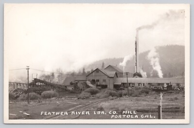 RPPC Portola, California, Feather River Lumber Company Mill A5888 | eBay