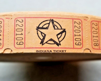 2000 Count Indiana Ticket Company Star Ticket | eBay