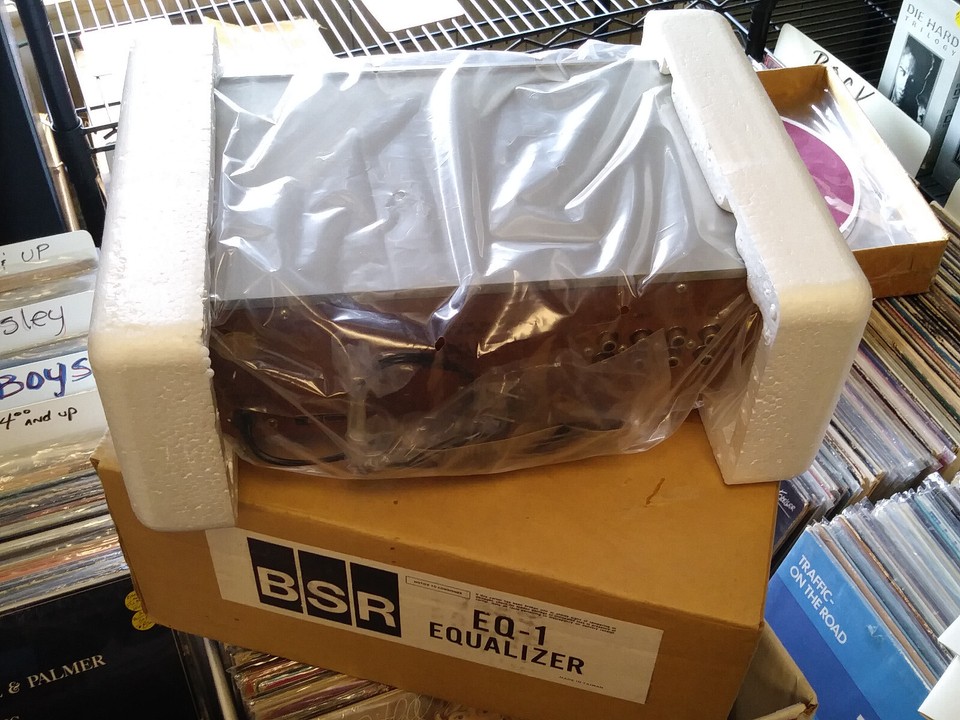 NOS Vintage BSR EQ-1 (5) Band Stereo EQ Equalizer & Box & Manual (New ...