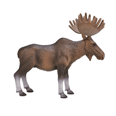 Mojo MOOSE ELK Wild zoo animals play model figure toys plastic forest ...