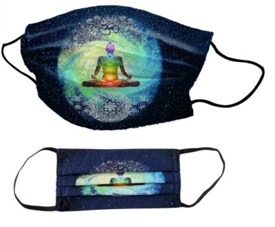 Face Mask Meditating Chakra | eBay