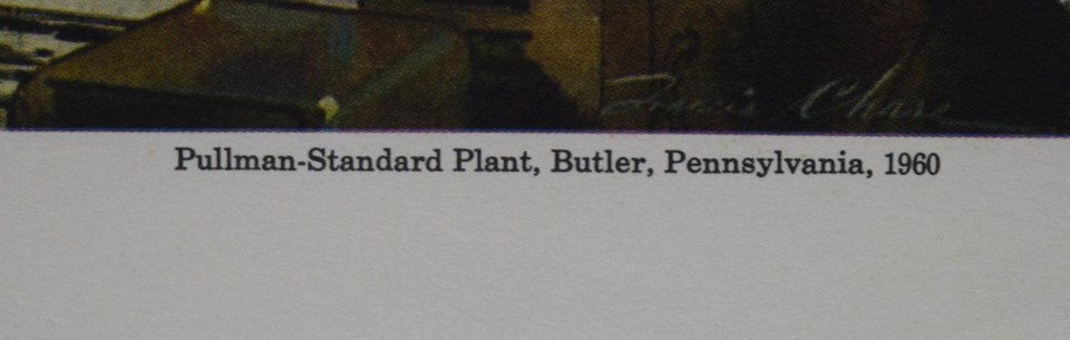 Pullman-Standard Plant Butler Pennsylvania 1960 Art Print 20" x 17" | eBay