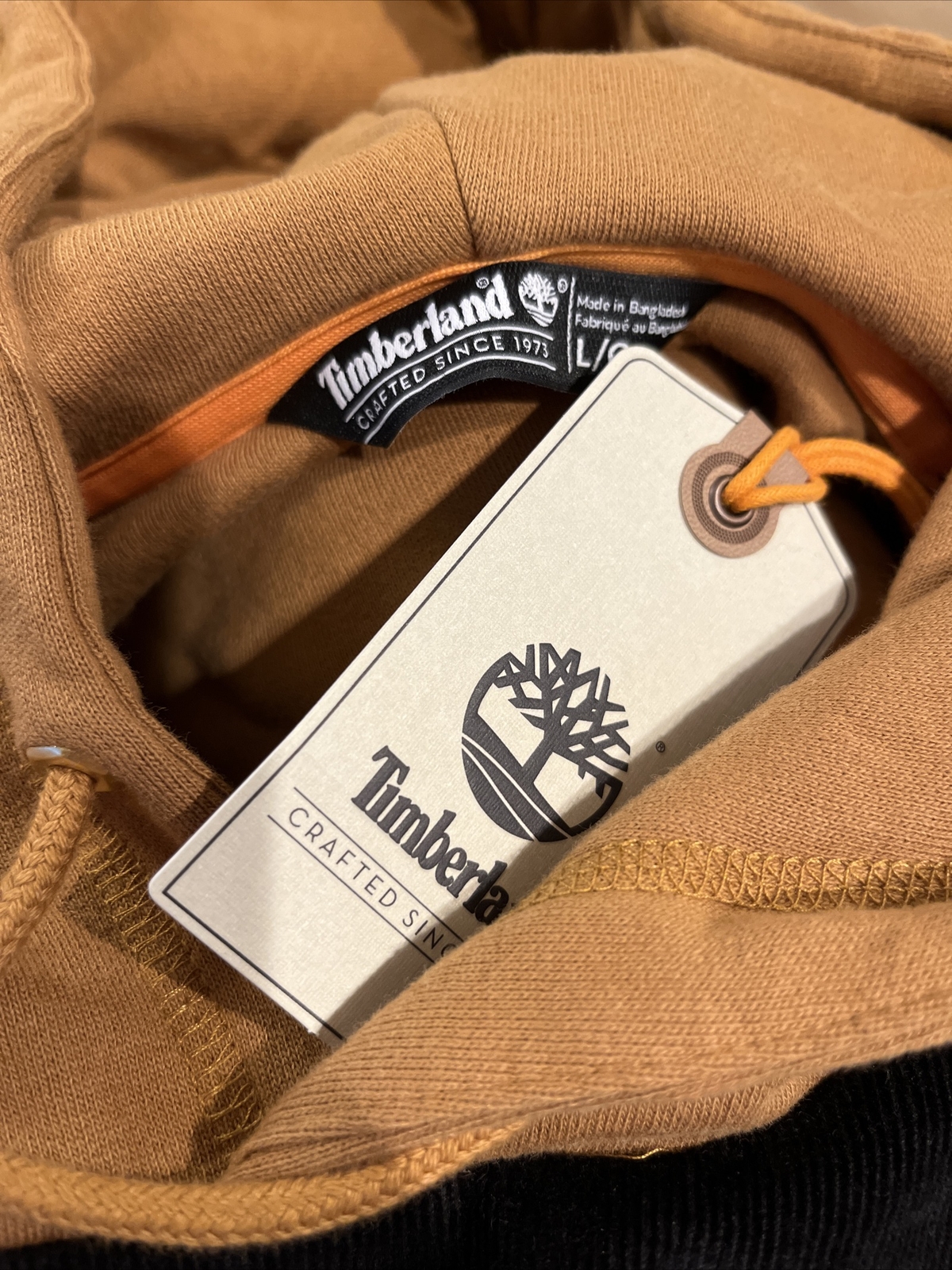 Timberland+SMU+YC+Mix+Media+Corduroy+Hoodie+Wheat+Size+Large for sale ...