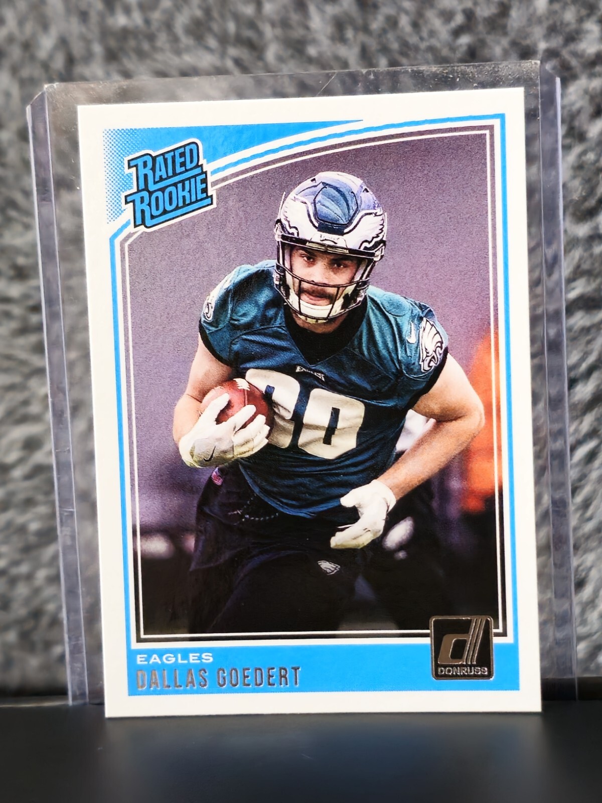 2018 Panini Donruss Rated Rookie Dallas Goedert #347 Philadelphia ...