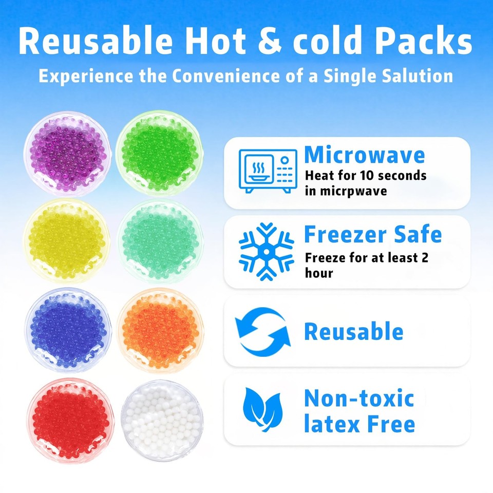 Boo Boo Gel Ice Packs, Kids Ice Packs, Hot Cold Kids Ice Pack, Cold Therapy a... | eBay