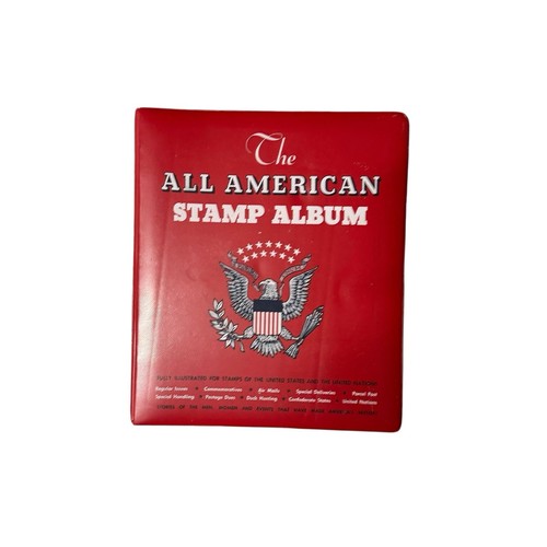 The All American Stamp Album Red 1972 | eBay
