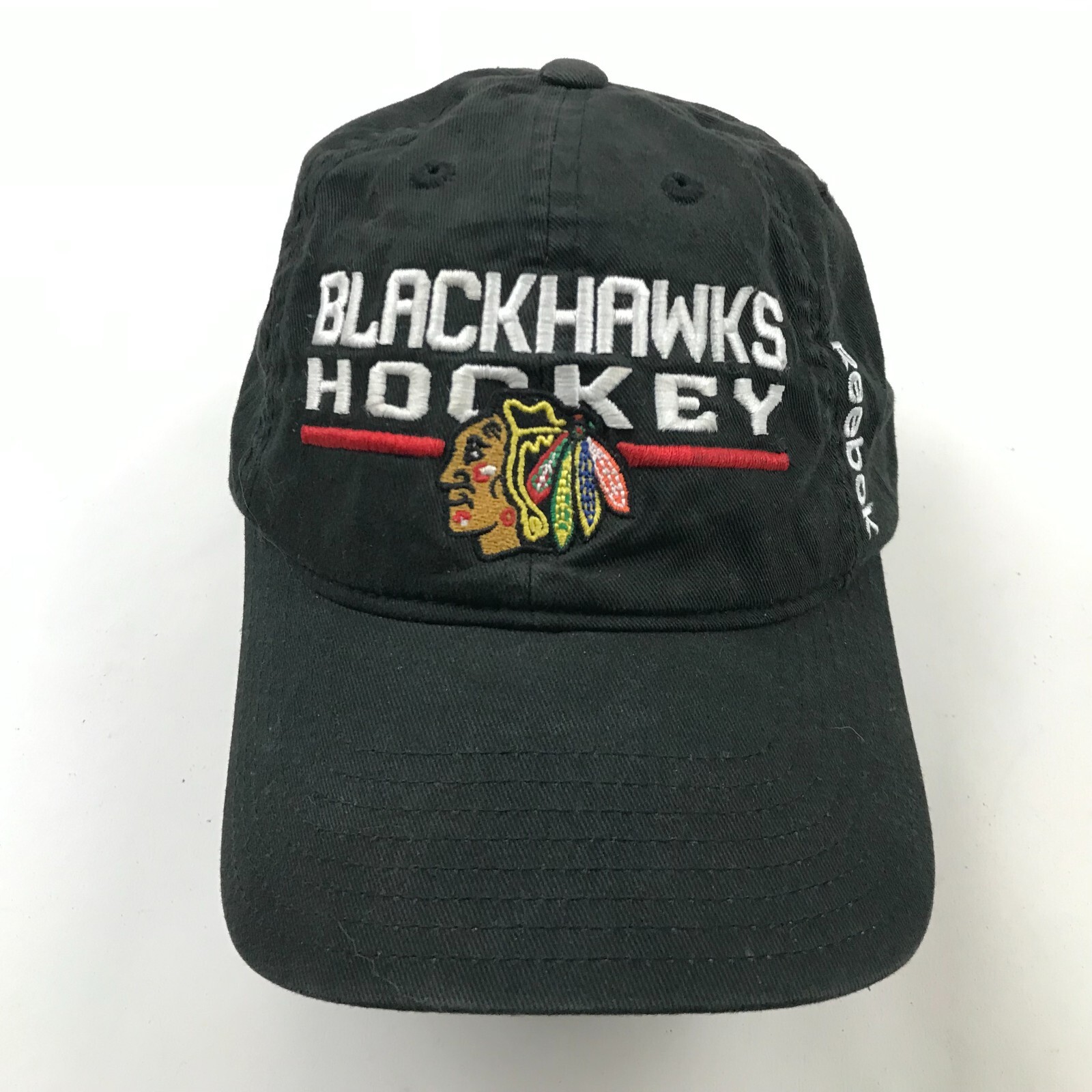 Chicago Blackhawks Hat Cap Strapback Reebok Embroidered NHL Hockey ...