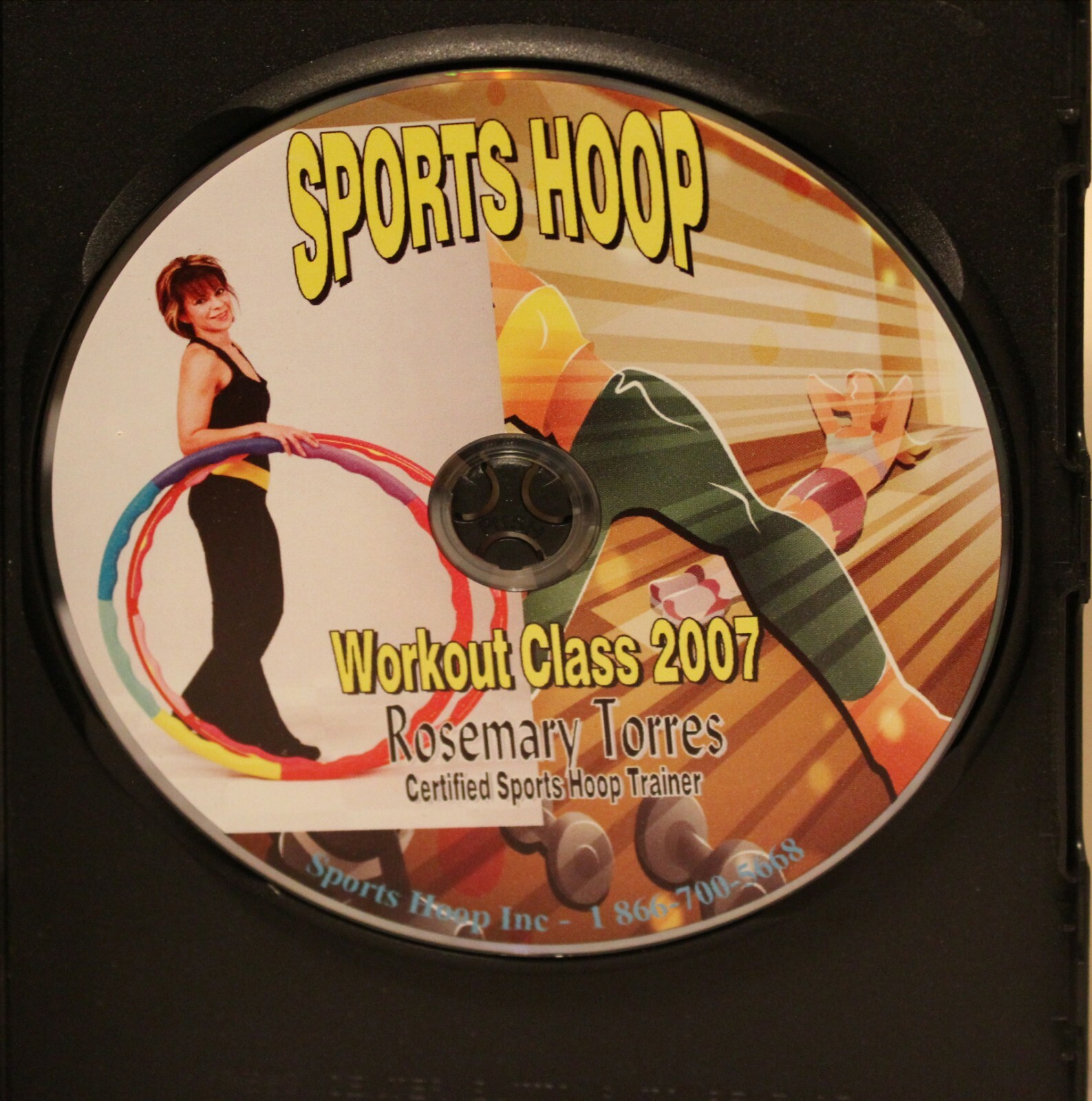 Sports Hoop Workout class 2007 Fitness DVD Rosemary Torres exercise abs ...