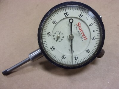 Starrett No. 25-341 Dial Test Machinist Indicator .001" Mill Metal ...