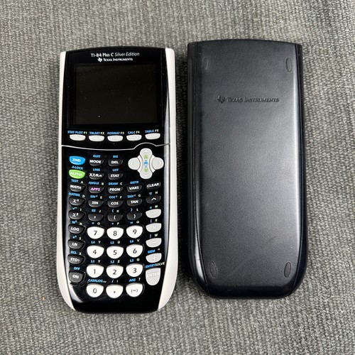 TI-84 Plus C Texas instruments Silver Edition Calculator Graphing ...