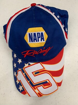 NRA #15 Hat Cap Adjustable Blue Red Pre Owned HT11+46 | eBay