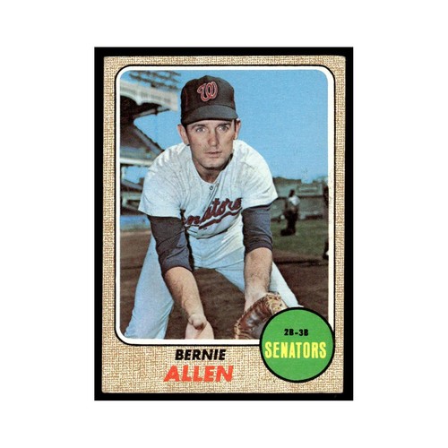 1968 Topps Baseball Card Bernie Allen Washington Senators #548 | eBay
