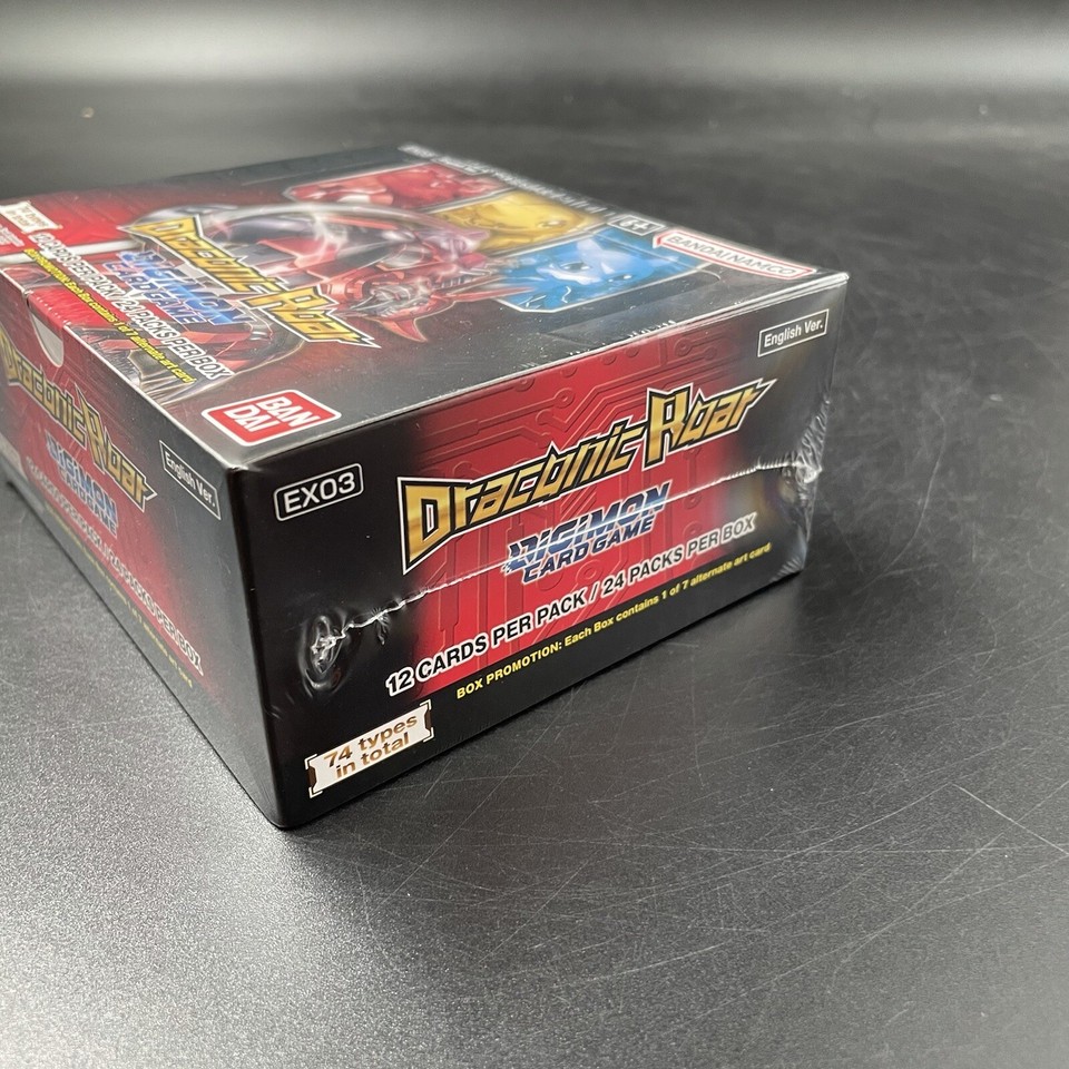 Digimon Card Game - EX3 Draconic Roar Booster Box - English - In Hand ...