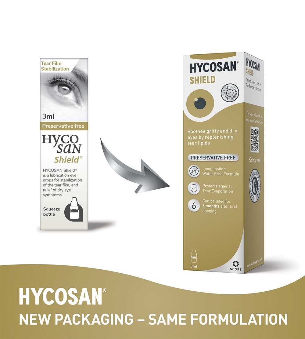 4X Hycosan Shield eye drops - Preservative - - 3ml for sale online | eBay