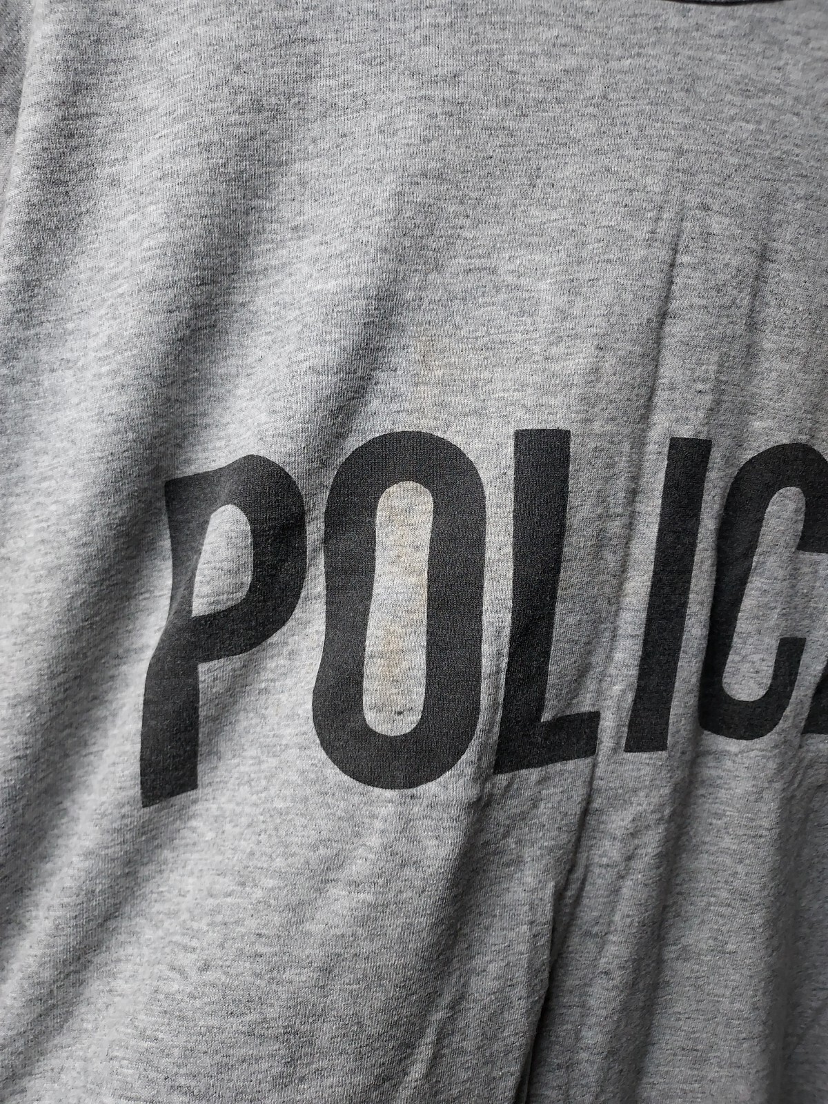 1990s Actual Police Officer Uniform T-Shirt Mens L Ma… - Gem