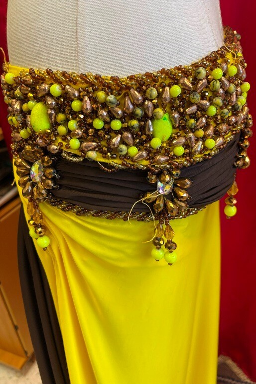 Professional Belly Dance Costume From Egypt New But Needs Repair Ebay