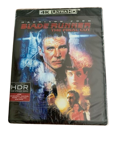 Blade Runner The Final Cut 4K Ultra HD, Blu-ray Harrison Ford Rutger ...
