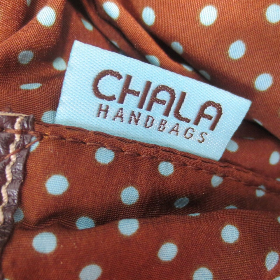 Rare Chala Everyday Zip Tote Animal Lover Handbag Purse Brown Spotted ...