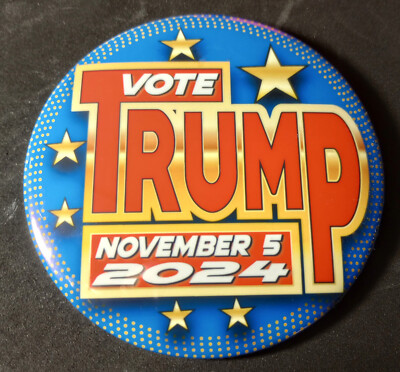 Trump campaign button 2024 Election pin for Great Americans | eBay