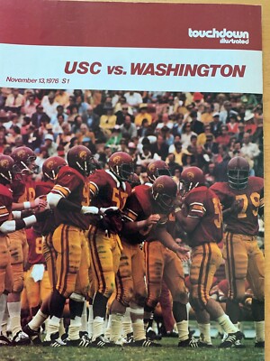 VERY GOOD | 1976 USC vs WASHINGTON Program by Touchdown Illustrated | eBay