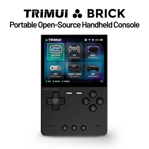 Trimui Brick Linux System 3.2 Inch IPS Screen Retro Handheld Video Game ...
