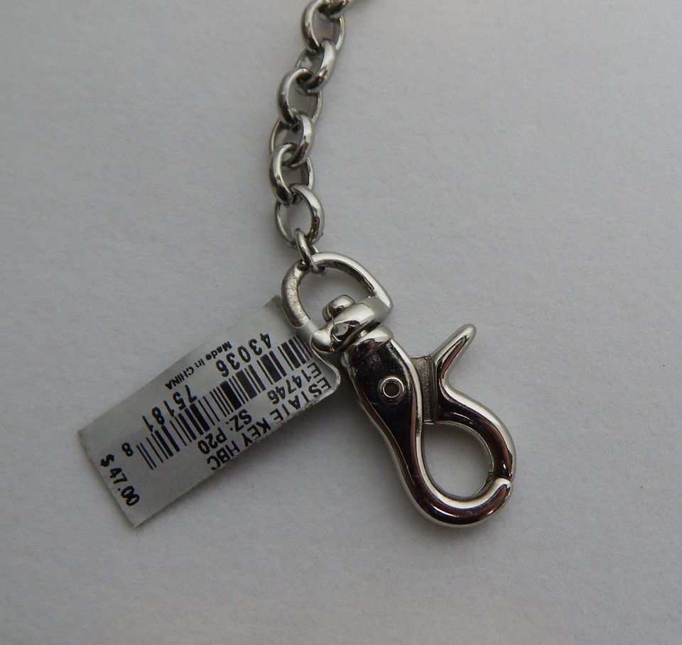 Genuine Brighton Estate Key Fob Magnetic Handbag Charm BLACK GREEN OR ...