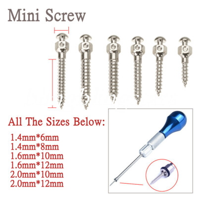 5 Pcs Dental Orthodontic Micro Implants Mini Screw Self-Drilling 15 ...