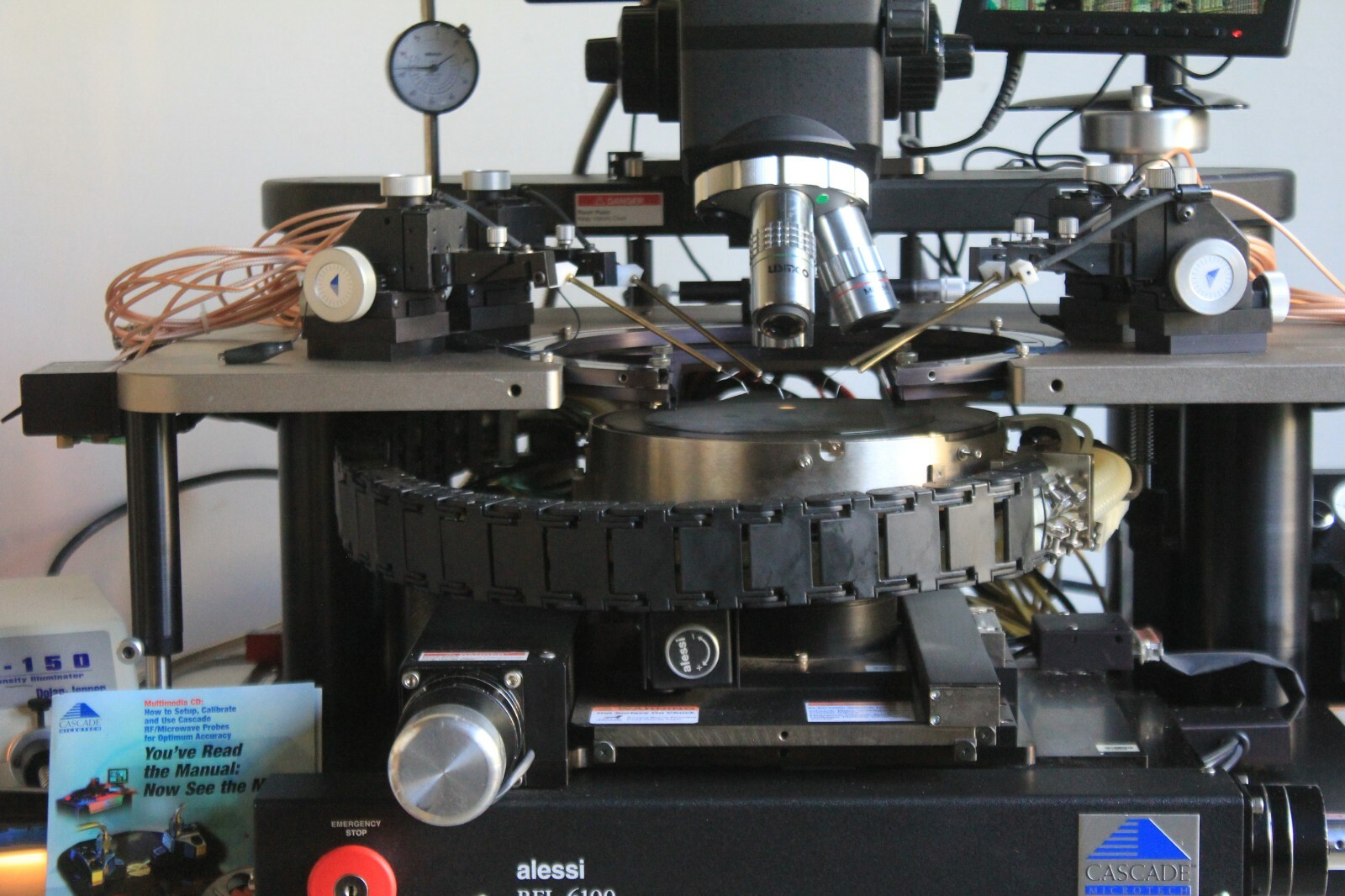 Cascade Microtech REL 6100 8" Manual Prober Probe Station for DC RF 1 ...