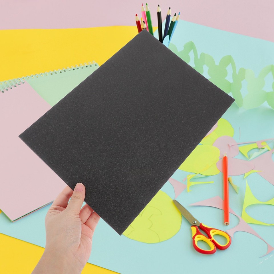 20 Sheets Colored Glitter Cardstock Paper A4 Size Craft Paper for Card ...