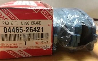 04465-26421 Toyota Pad kit, disc brake, front 0446526421, New Genuine ...