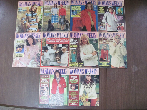Vintage Woman's Weekly Magazines 1972-1980 Various Issues Lot of 10 | eBay