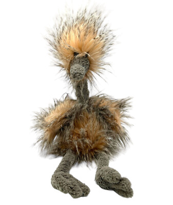 Jellycat Odette Ostrich Plush 20" Soft Toy Gray Pink Stuffed Animal | eBay