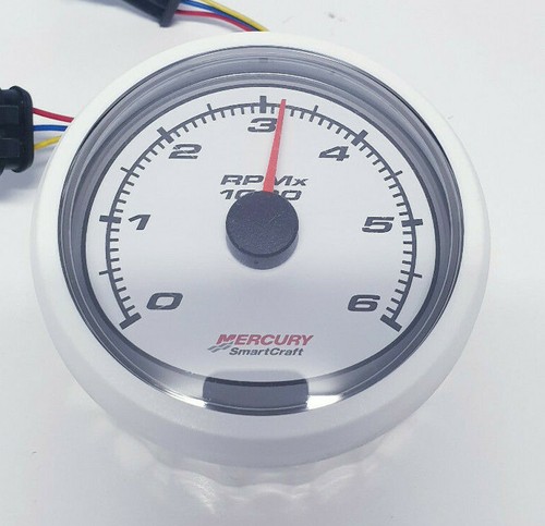 Mercury Mercruiser Smartcraft RPM Tachometer Gauge Outboard Engine ...