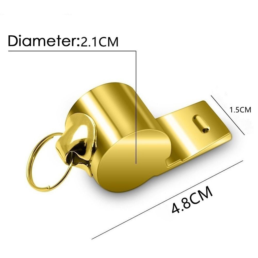 Rope Cheerleaders Stainless Steel Whistles Cheerleading Tool Metal ...