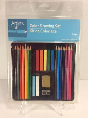 Artist's Loft Colored Drawing Set 24 PC Brand New | eBay