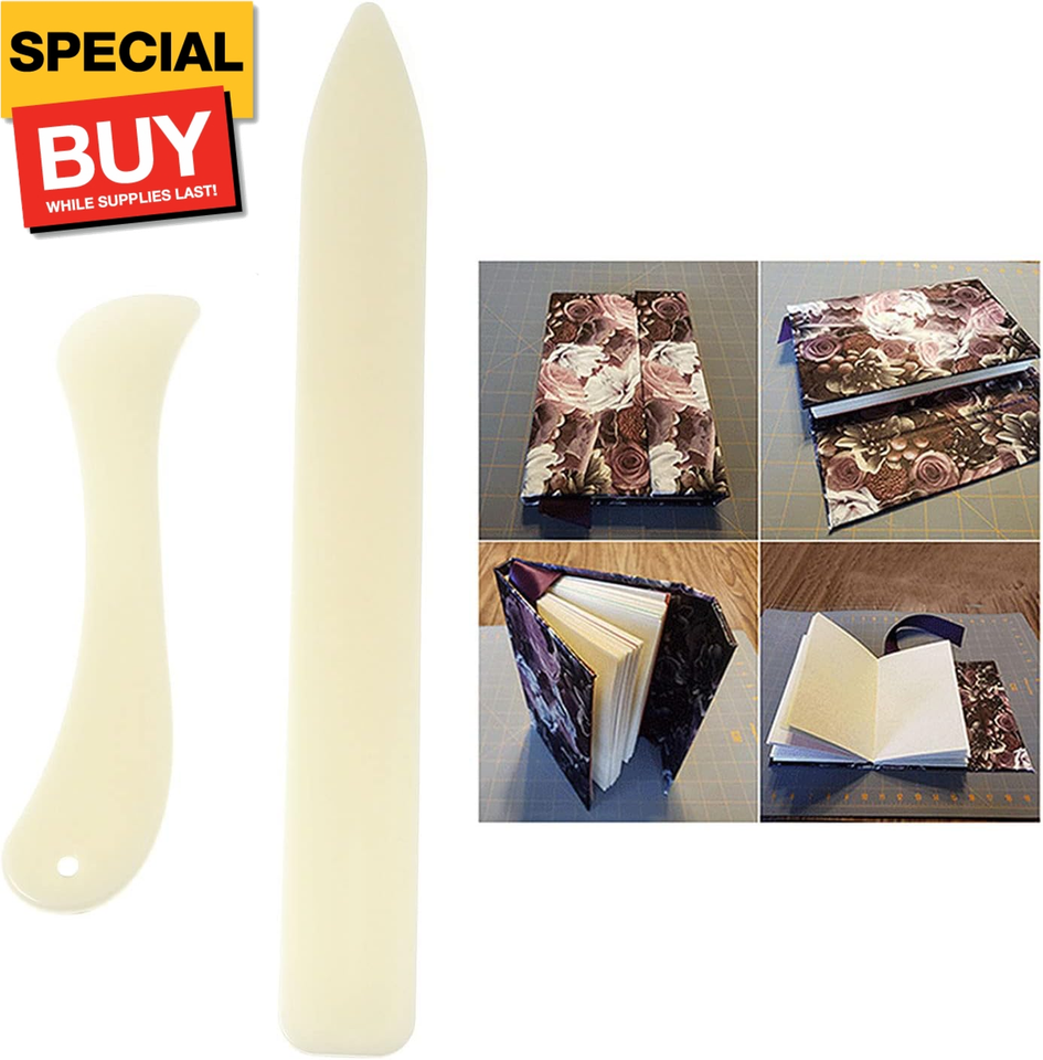 2pcs Bone Folder, Scoring Tool Irregular Bone Paper Folder Lightweight ...