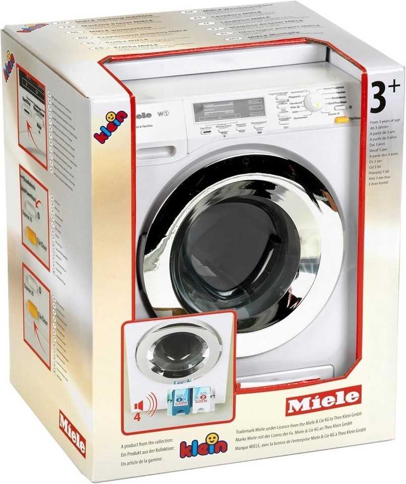 Theo Klein 6941 Miele Washing Machine Four Washing Programmes Toy for ...