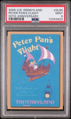 Peter Pan's Flight 2005 Upper Deck Disneyland 50th Anniversary Ride ...