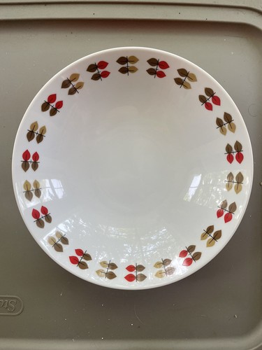 Vintage Red Mikasa Elite Happy Time Plate | eBay