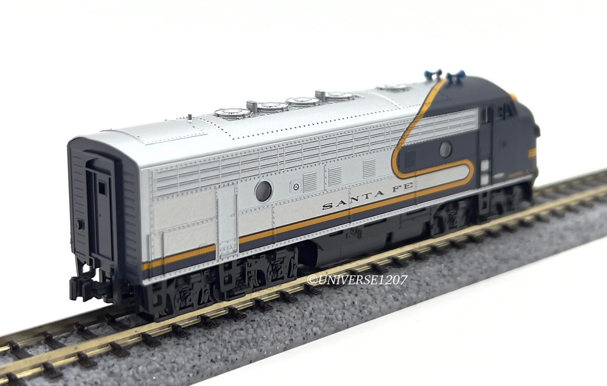 N Scale Kato 176-2127 F7A ATSF Santa Fe Blue Bonnet #332 N Scale Kato 176-2127 F7A ATSF Santa Fe Blue Bonnet #332