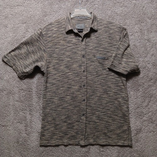Jordan Two3 Shirt Mens Large Button Up Heather Gray Dress Tee Nike | eBay