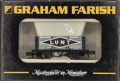 Graham Farish 373-179 7 Plank Open Wagon 724 in Lunt Brothers Livery ...