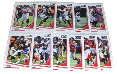 Score 2018 ATLANTA FALCONS Football Trading Cards Team Set NFL | eBay