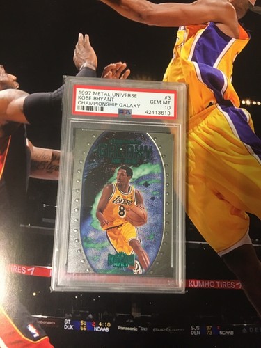 1997 METAL UNIVERSE CHAMPIONSHIP GALAXY KOBE BRYANT PSA 10 ABSOLUTE ...
