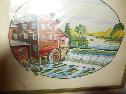 Paragon Stitchery; ""DELLS MILL"; Crewel Embroidery Kit | eBay